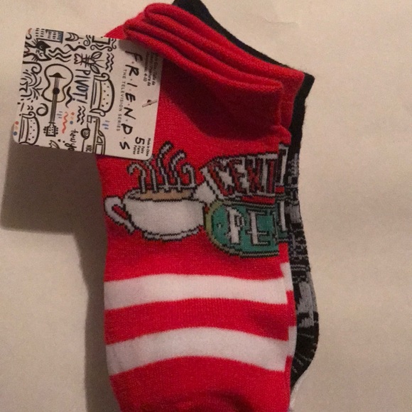 Friends TV Show Ankle Socks 5 Pack | Accessories | Friends Tv Show ...